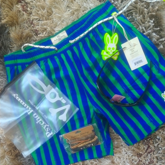 Psycho Bunny | Swim | New Torver Andean Tucan Psycho Bunny Swim Trunks ...